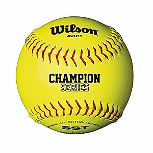 Wilson WTA9011BSST (case) 3 dozen NFHS Polycore Yellow High School Softball