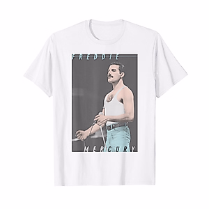 Freddie Mercury Official Blue Jeans Live Icon T-Shirt