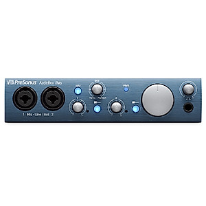 PreSonus AudioBox iTwo Studio USB 2.0 Recording Bundle with Interface, Headphones, Microphone and Studio One software