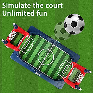 Football Table Interactive Game Soccer Games Table Foosball Table for Boy Adults Kids Family Game Night Fun Mini Foosball Indoor Outdoor Party Games Toys Gifts