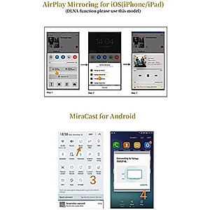 WiFi Wireless Display Dongle 1080P Mini Receiver Sharing HD Video from Projectors Cell Phones Tablet PC Support Airplay/ Chromecast/Chromecast Tv/Miracast/Miracast Dongle for Tv