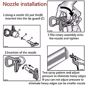 Reversible Airless Spray Tips for Airless Paint Sprayer (109)