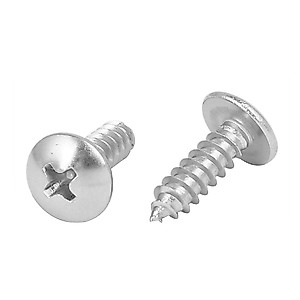 uxcell M5x16mm 316 Stainless Steel Truss Phillips Head Self Tapping Screws 20pcs