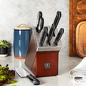 HENCKELS Dynamic Knife Block Set, 7-pc, Brown