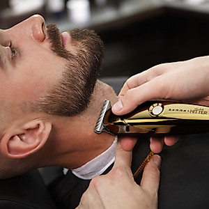 GAMMA+ Replacement Classic Fixed Black Diamond Carbon DLC with Stainless Steel Deep Tooth Cutter Trimmer Blade Set