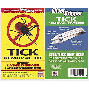 Uncle Bill's Sliver Gripper Tick & Splinter Removal Kit