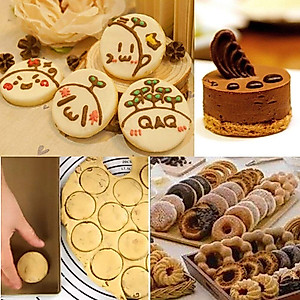 5Pcs Biscuit Cutters, Round Cookie Cutters / Stainless Steel Dumpling Skin Cutters / Cake Pastry Cutters / Scone Cutters Molds stamps for Cooking Baking (5Pcs Round Cookie Cutters)