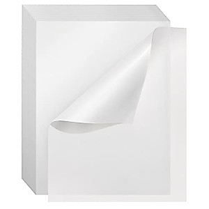 100 Sheets Glassine Paper Sheets for Artwork, Prints, Photographs, Drawings, Arts and Crafts, DIY Projects, Baked Goods Packaging, Arts and Crafts (8.5 x 11 Inches)
