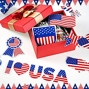 12 Pieces Patriotic Magnets Flag Day Magnets Memorial Day Decoration American Flag Car Refrigerator Magnets Medal Shield Magnets Statue of Liberty Magnet for 4th of July Independence Day Home Decor