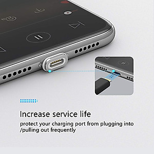NetDot Gen10 Magnetic Fast Charging USB-C to USB-C Adapter Converter Compatible with Type-c Smartphones (2 Pack Black)