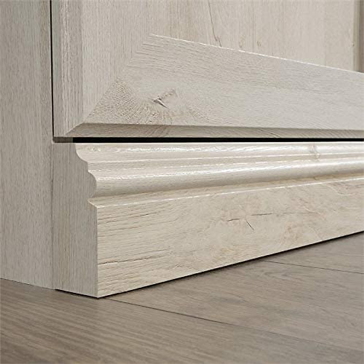 Sauder Miscellaneous Bookcase with Doors, L: 35.28" x W: 13.23" x H: 69.76", Chalked Chestnut finish