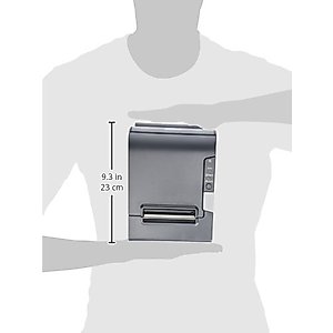 Epson C31CA85834 TM-T88V Direct Thermal Receipt Printer PAR Plus USB EDG PWR Energy Star, Monochrome, 5.8" Height x 5.7" Width x 7.7" Depth(PARALLEL/USB MODEL)