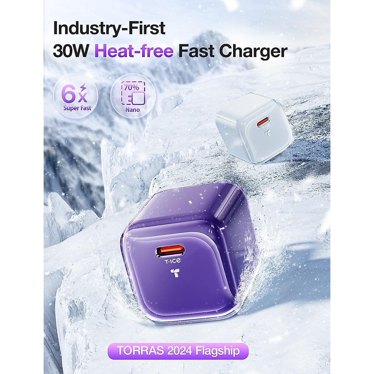 TORRAS Latest GaN 30W Fast Charger Block—Buy Together to Save