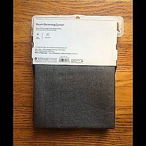 Room Essentials Lightblocking Curtain Panel Charcoal 42"x 84"