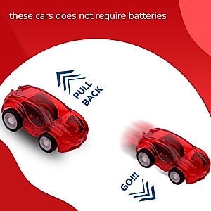Race Cars Toys - Pull Back Cars for Toddlers - Mini Race Car Party Favors, Classroom Prizes - Bulk Toys - Toys for Vending Machines - 12 pcs - Easter Basket Stuffers