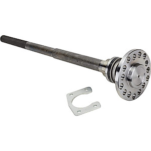 Speedway Motors Short 28 Spline Cut-to-Fit Axle with Bearing, Fits Ford 9 Inch, 29.51 Inch Natural Finish Short Axle, New Bearing Style Ends, Sold Individually