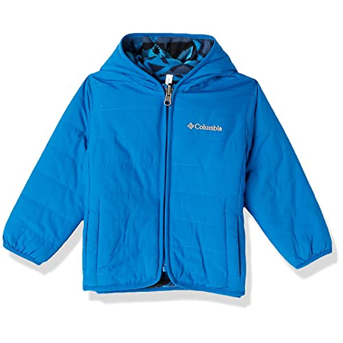 Columbia Baby Double Trouble Jacket, Bright Indigo/Collegiate Navy Checkpoint, 12/18