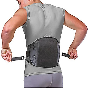 BraceAbility Spondylolisthesis Back Brace - Ankylosing Spondylolysis Lumbar Spine Corset Stabilizer Belt for Pars Defect Lower Back Pain, Anterolisthesis Support, Spinal Fracture Treatment (Small)