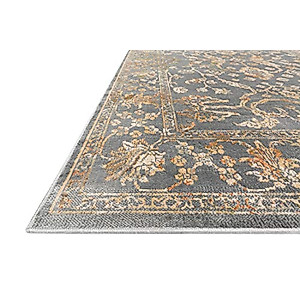 Loloi II Isadora Collection ISA-05 Silver/Silver, Transitional 8'-0" x 10'-0" Area Rug