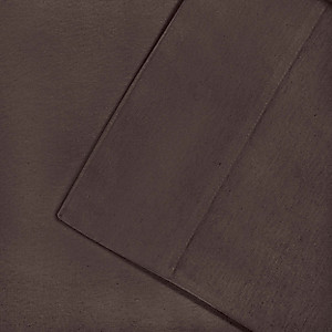 BNM 100% Cotton Flannel Pillow Case Set, Includes Two Pillow Covers, Perfect for Master Bedroom and Guest Bedroom, Easy Care, Super Soft and Warm for Winter, Solid Pattern, Standard, Charcoal