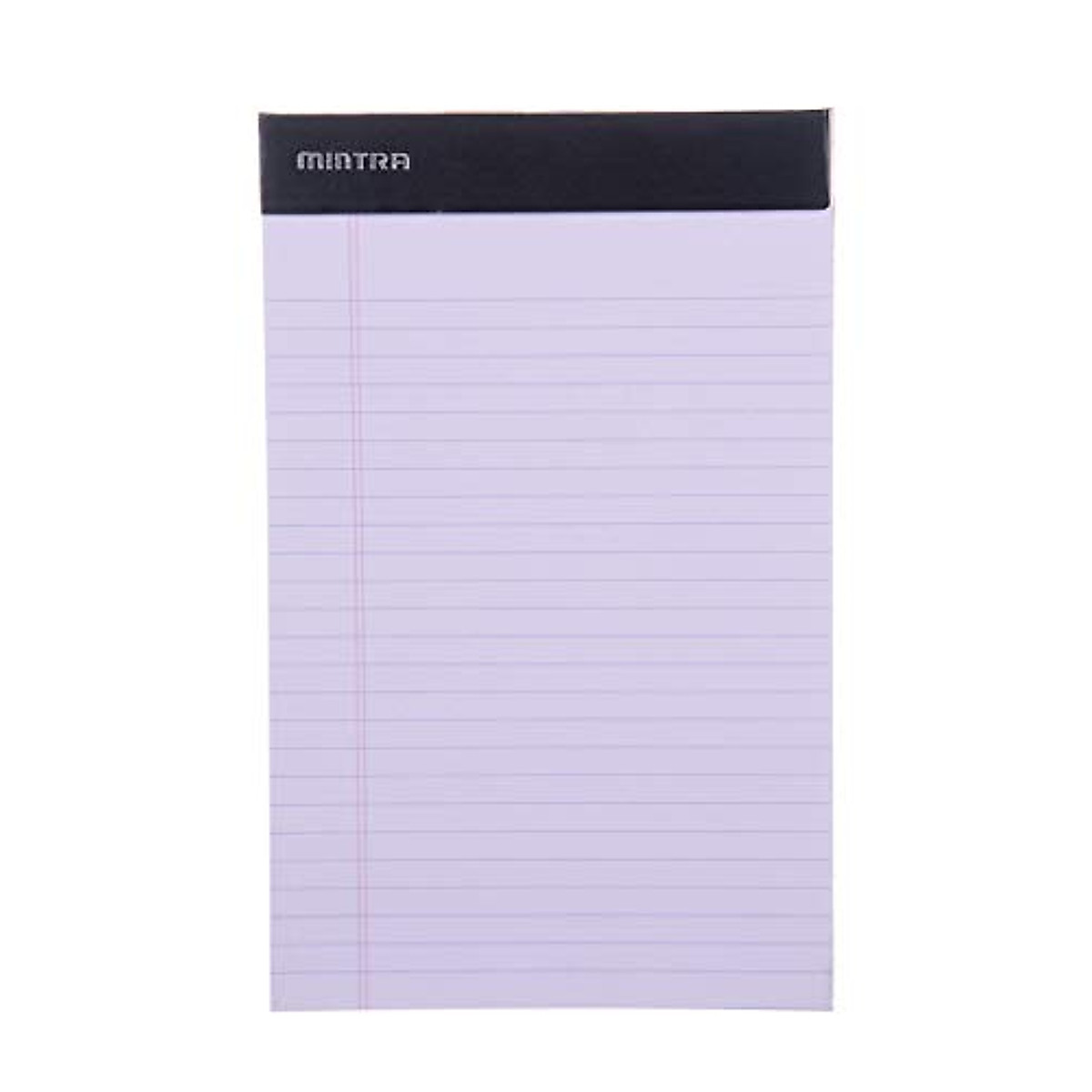 Mintra Office Legal Pads - ((BASIC PASTEL 6pk, 5in X 8in, NARROW RULED)) - 50 Sheets per Notepad, Micro perforated Writing Pad, Notebook Paper for School, College, Office, Professional