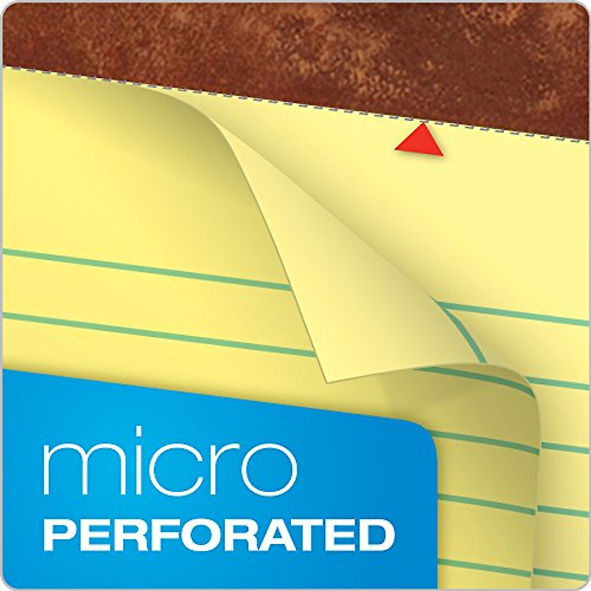 TOPS 8.5 x 11 Legal Pads, 12 Pack, The Legal Pad Brand, Wide Ruled, Yellow Paper, 50 Sheets Per Writing Pad, Made in the USA (7532)