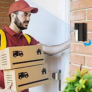 RIOVO Adjustable 30 to 55 Degree Doorbell Angle Mount Compatible with Video Doorbell 1st / 2st / 3st / 4st / (2020 Release), Replacement Angle Adjustment Adapter Mounting Bracket Wedge Kit