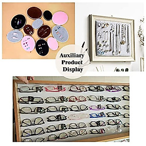 20 Pcs Self Adhesive Velvet Flocking Liner for Jewelry Drawer,Box Lining，Self Adhesive Velvet Liner Flocked Fabric (Beige White)