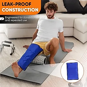 Rester's Choice Extra-Large Gel Ice Pack (13" x 22") - Reusable, Flexible, Durable - Ideal for Back, Shoulder, Knee (Blue, 1 Pack, X-Large)