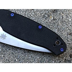 Blue Torx Screws Set for Spyderco Tenacious Resilience Pocket Knife Set of 10pcs TBLU-VAL-10