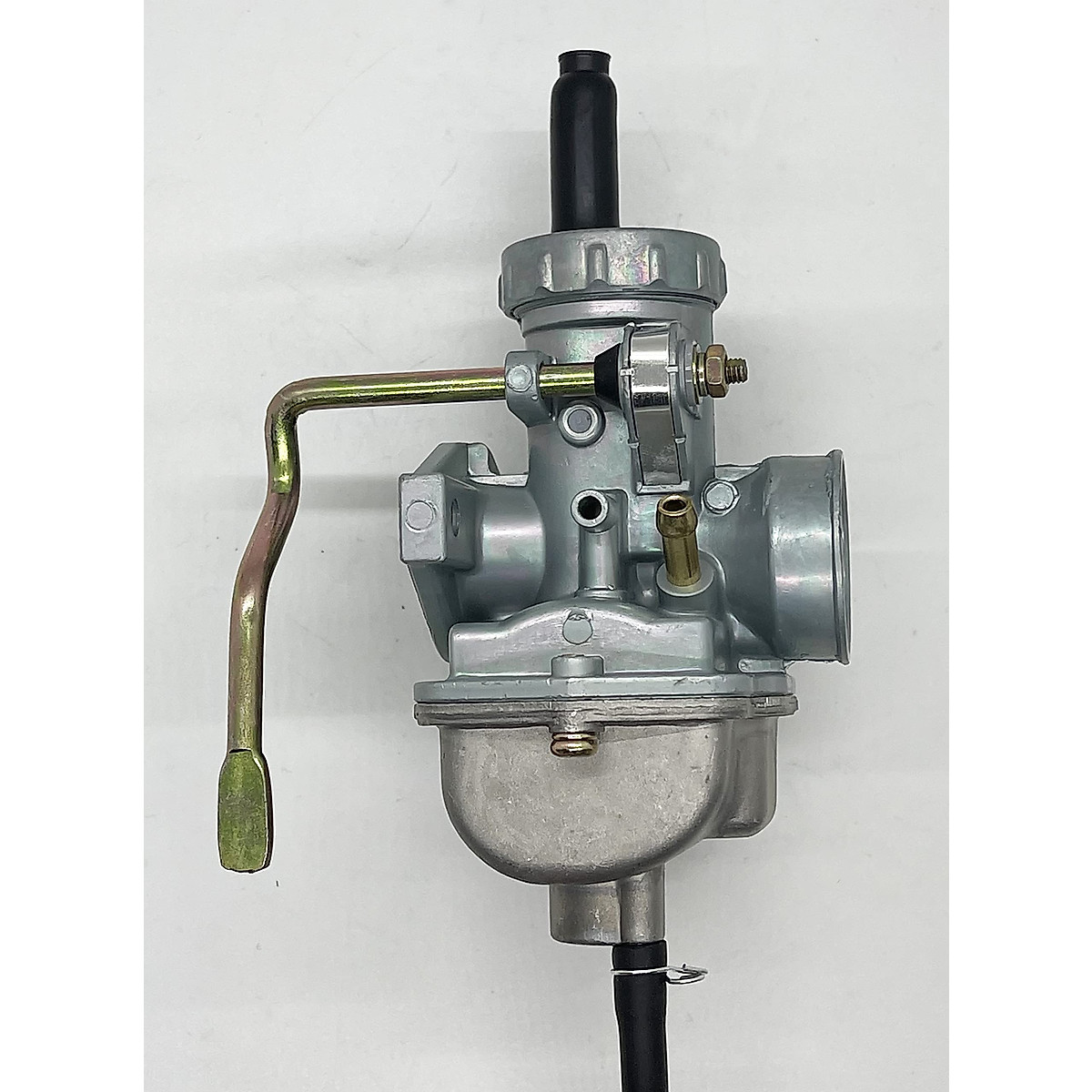 KDSG PZ16 Carburetor with Extended Metal Hand Choke Lever for Kazuma 50cc-110cc 4 stroke ATVs Scooters, Mopeds, Dirt Bikes, and Go Karts, PZ16 Long Lever Carb