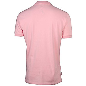 Polo Ralph Lauren Men Custom Fit Pony Logo T-Shirt (M, Carmel pink)