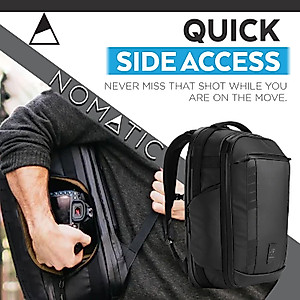 NOMATIC McKinnon Camera Pack- Travel Camera Bag by Peter McKinnon for Photographers, DSLR Camera Backpack for Men and Women