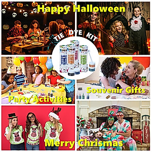 IOliveYou Tie Dye kit -Undisputed King of Tie Dye Powder- Indio Blue Color Cold Water Dye-Permanent and Washfast Fiber Reactive Dye