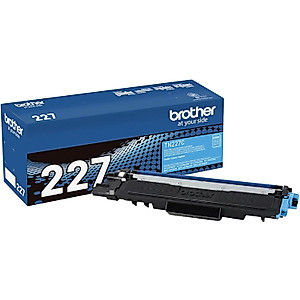 Brother TN227(CMY) High Yield Color Toner Set Cyan,Magenta, Yellow 3 Pack for HL-L3210CW, HL-L3230CDW, MFC-L3750CDW in Retail Packaging