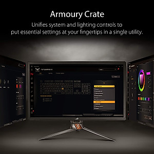 ASUS Membrane Gaming Keyboard for PC - TUF K1 | Programmable, Onboard Memory | Dedicated Volume Knob, Aura Sync RGB & Side Lighting | Detachable Wrist Rest | Spill-Resistant | Highly Durable | Black