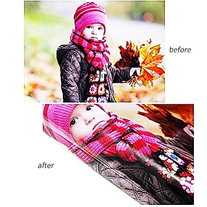 INTBUYING Cold Laminating Film Glossy Roll 25''x180 Vinyl Cold Lamination Film Self-Adhesive Laminating Vinyl Roll