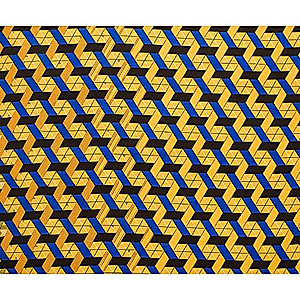 African Polyester Wax Prints Fabric Ankara Real Wax 6 Yards African Fabric for Party Dress FP6392