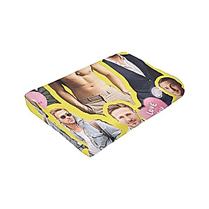 Blanket Ryan Gosling Soft and Comfortable Warm Fleece Blanket for Sofa,Office Bed car Camp Couch Cozy Plush Throw Blankets Beach Blankets
