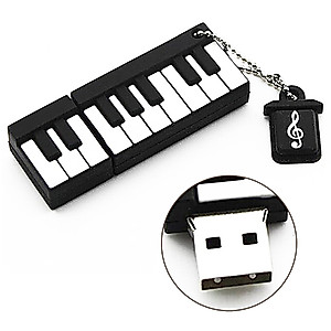 Flash Drive,USB Flash Drives,32G USB 2.0 Cute Cartoon Piano Shape USB Drive,Thumb Drive,Gift for School Students Kids Children Teacher Colleague Employees,for Date Storage,File Sharing