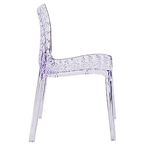 Flash Furniture Vision Series Transparent Stacking Side Chair