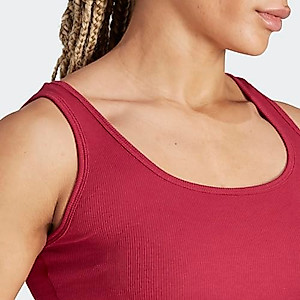 Adidas Women's Tank Top, Legacy Burgundy, XL