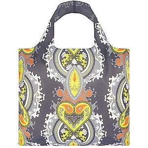 LOQI Opulent Collection Pouch Reusable Bags (Set of 4), Multicolor