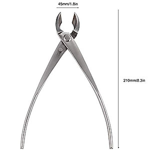 FECAMOS Knob Branch Cutter, Knob Bonsai Cutter Strong Tenacity Branch Cutter Ergonomic Handles for Cutting Bonsai Tree Burl for Making Circular Cocave Incision