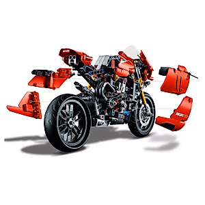 LEGO Technic: Ducati Panigale V4 R 42107 (646 Pieces) 2020 with Valinor Frustration-Free Packaging