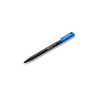 Sharpie Plastic Point Pen, 12-Count (Fine Point, Blue)