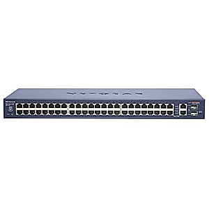 ProSafe 48-Port 10/100 Smart Switch with 2 Gigabit Ports