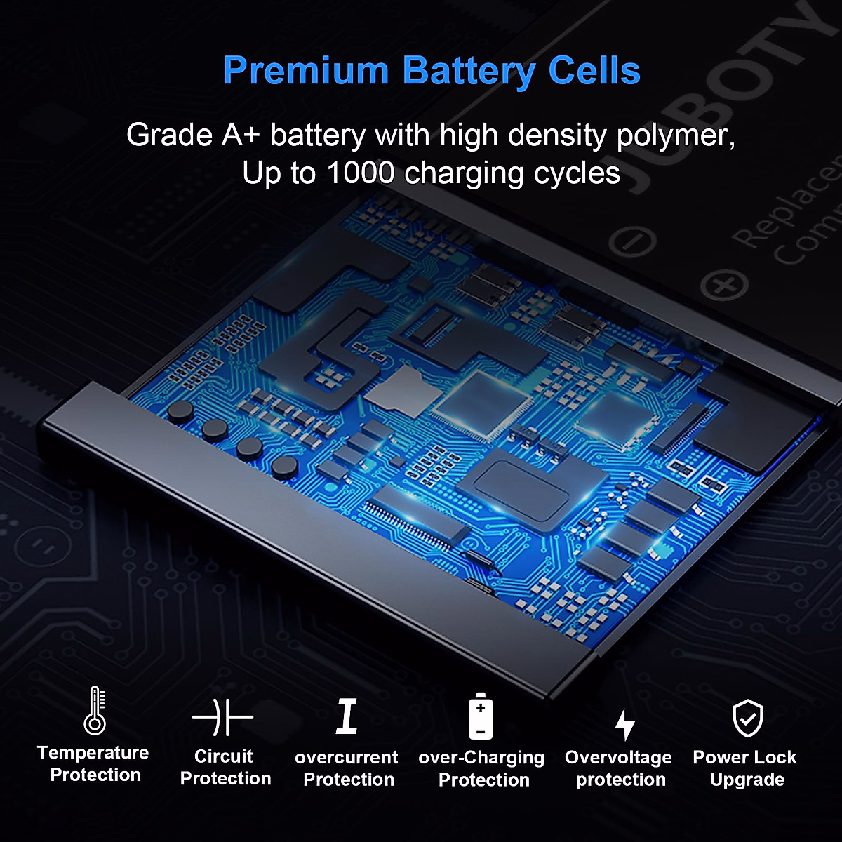 TAYUZH Battery for Game Boy Advance SP, 1000mAh Rechargeable Lithium-ion Battery for Nintendo Gameboy Advance SP GBA SP AGS-001, SAM-003