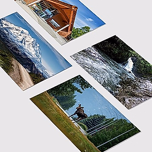 Dear Mapper Vintage United States Alaska Landscape Postcards Pack 20pc/Set Postcards from Around the World Greeting Cards for Business World Travel Postcard for Mailing Decor Gift