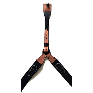 Warcraft Exports ww1 | ww2 German Black Leather Y Straps Suspender – WWII WWI German gear | ww1 ww2 german uniform